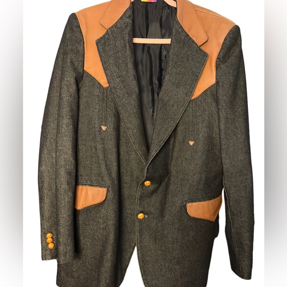Five G’s | Jackets & Coats | Vintage Five Gs Western Gray Jacket ...